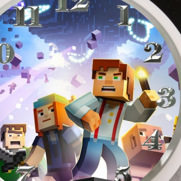 unknow | Wall Decor | Minecraft Steve With Torch And Friends | Poshmark